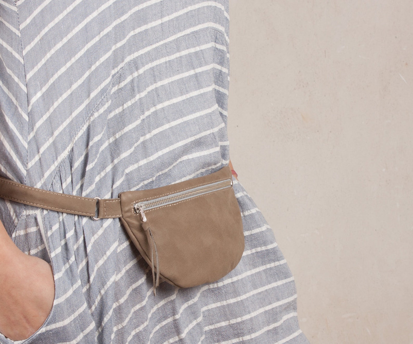 Small Leather Fanny Pack Leather Waist Bag Hip Bag Fanny - Etsy