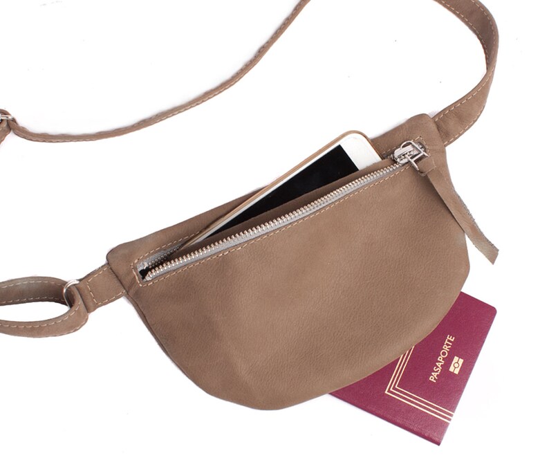 Small Leather Fanny Pack, Leather Waist Bag, Hip Bag, Fanny Packs for ...