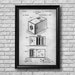 Vintage 1888 "camera" by George Eastman, Patent Drawing, Retro Art ...