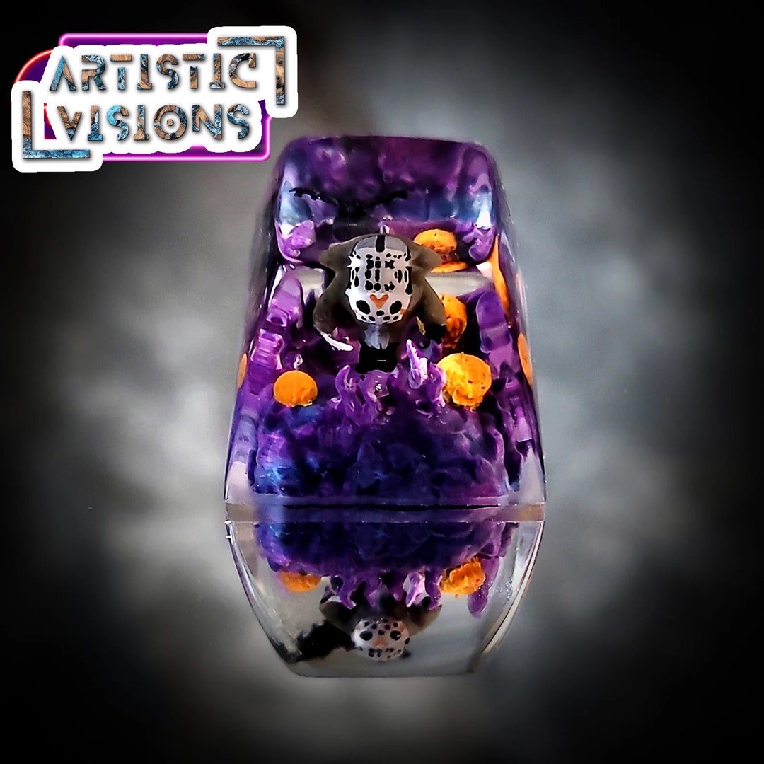 Handmade Jason Voorhees Friday the 13th Artisan Keycap Keycap for ...