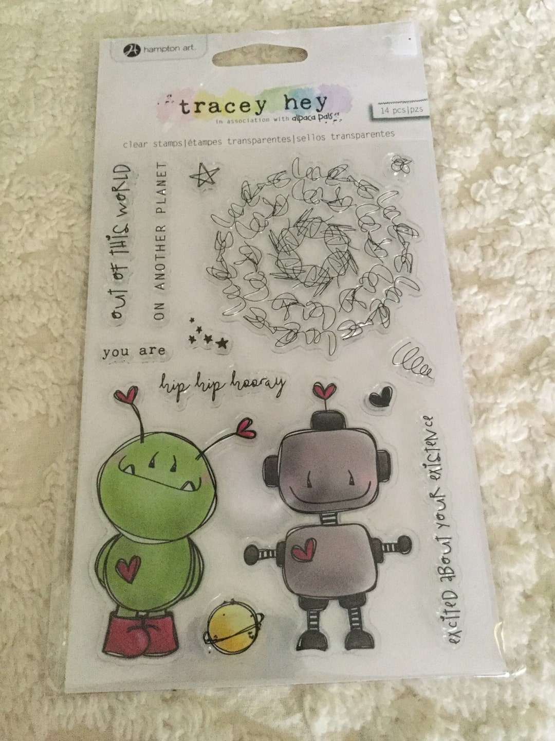 Hampton Art Tracey Hey Clear Stamp Set Hip Hip Hooray - Etsy