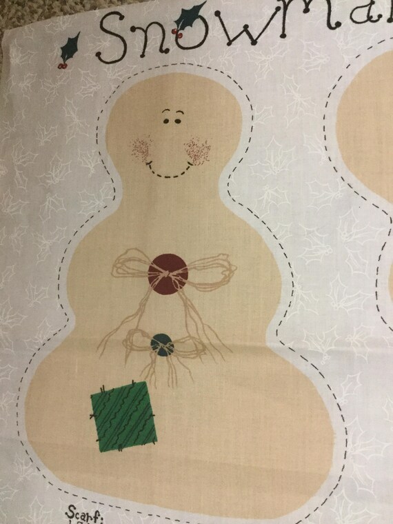 Snow People Panel Super Cute and Easy to Make - Etsy