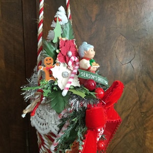 Handcrafted Christmas Tussie Mussie Gingerbread OOAK Free Shipping - Etsy