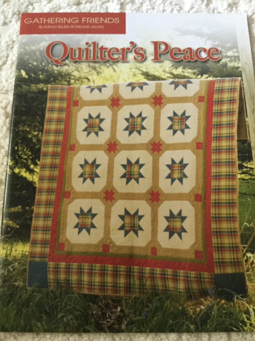 Gathering Friends - Quilters Peace Quilt Pattern Book - Softcover - DIY ...