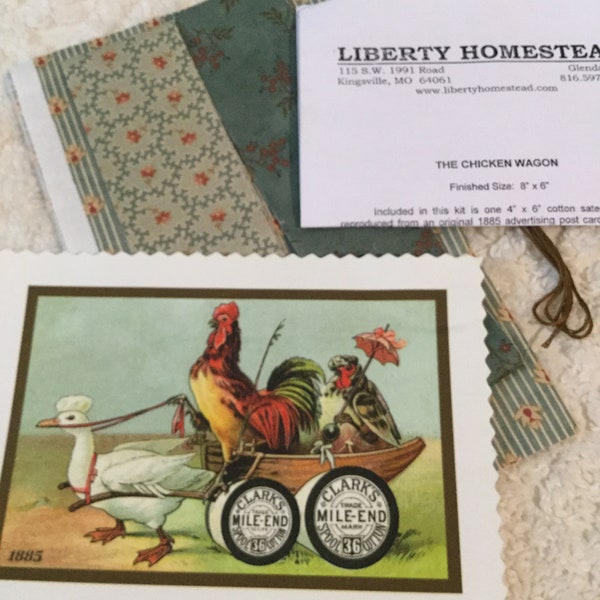 Fabric Postcard - Etsy