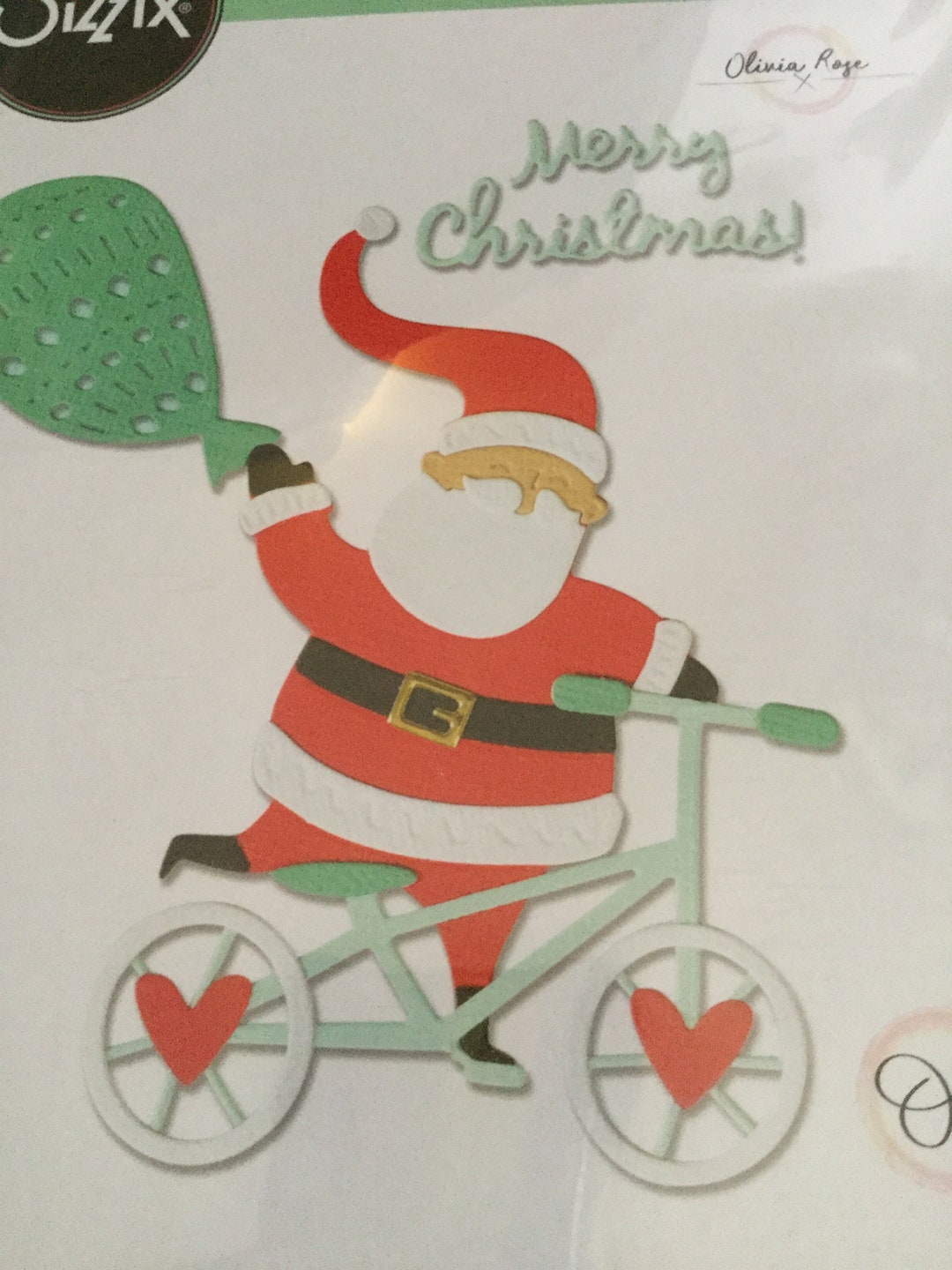 Sizzix Thinlits Metal Die Set - Santa's Bike - Christmas - NEW - Etsy