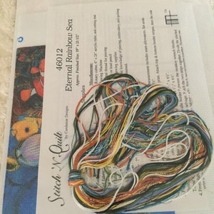 Candamar Designs Stitch N' Quilt Kit - Stamped Cross Stitch and Quilt ...