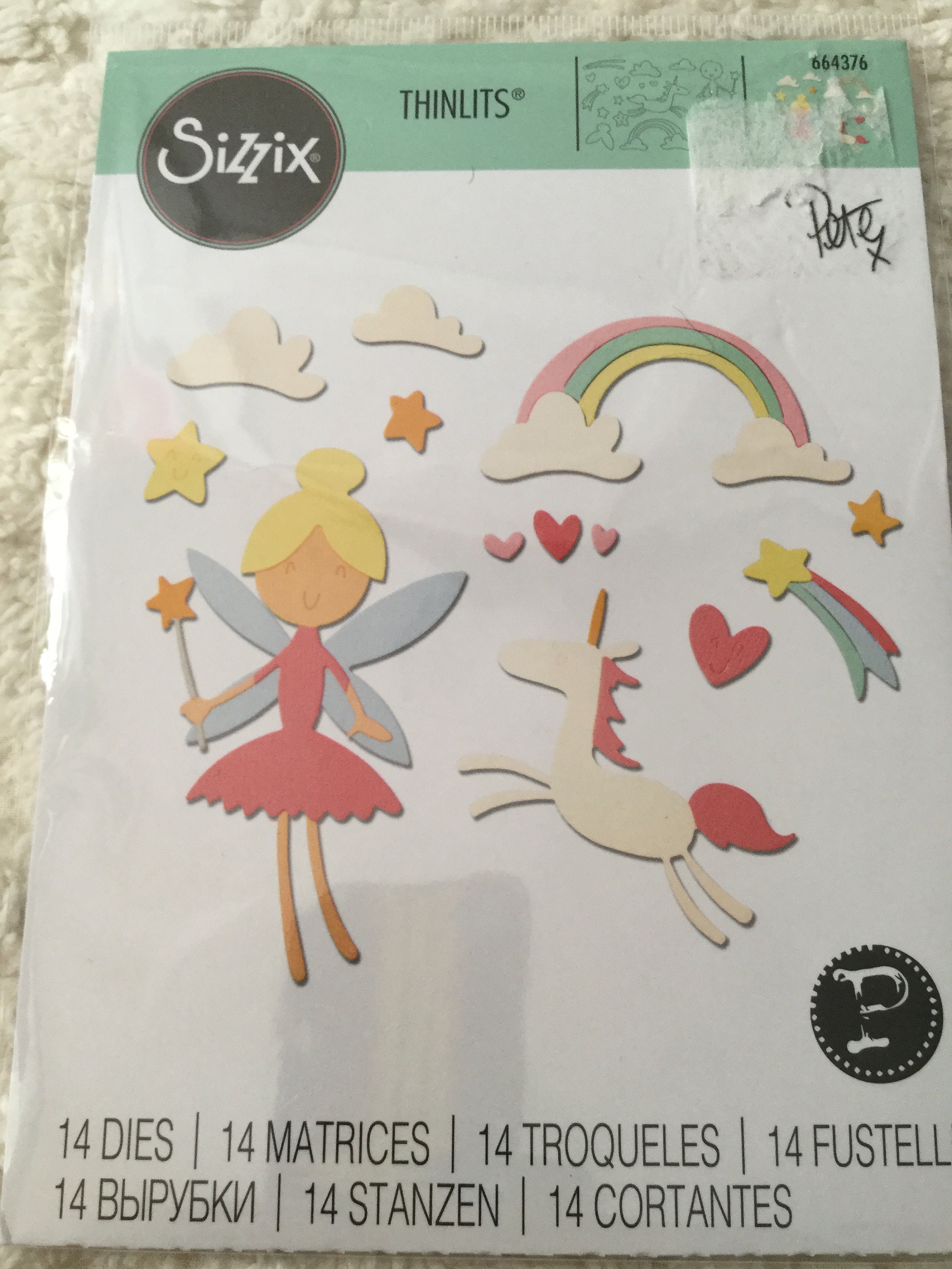 Sizzix Thinlits Die Set Fantasy 14 Pieces Unicorn - Etsy