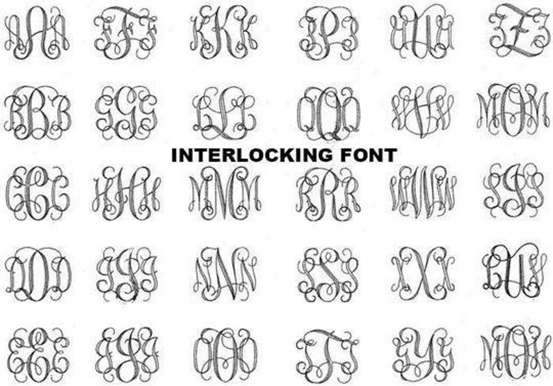 Personalized Sterling Silver Monogram Stackable Ring - Custom Initials ...