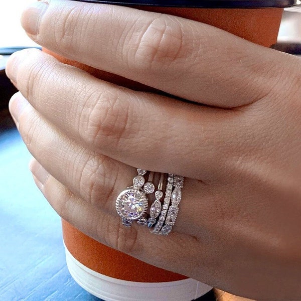 Sterling Silver Rings - Etsy