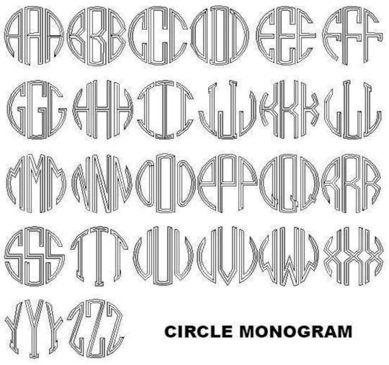 Sterling Silver Monogram Ring Stackable Monogram Ring 925 - Etsy