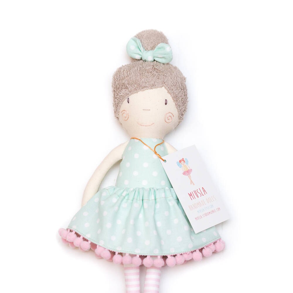 Rag Doll Cloth Doll Baby Girl Gift Handmade Baby Doll | Etsy