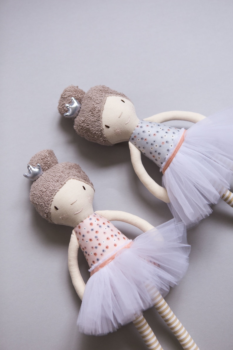 Twin Princess Rag Doll set | Etsy