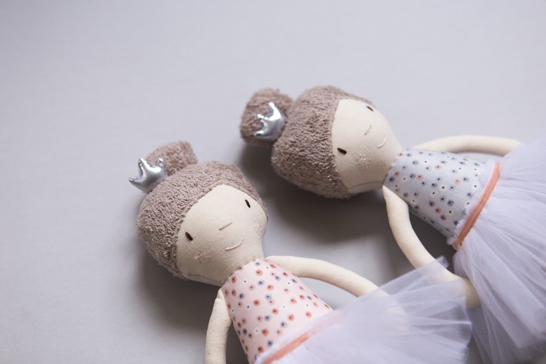 Twin Princess Rag Doll set | Etsy