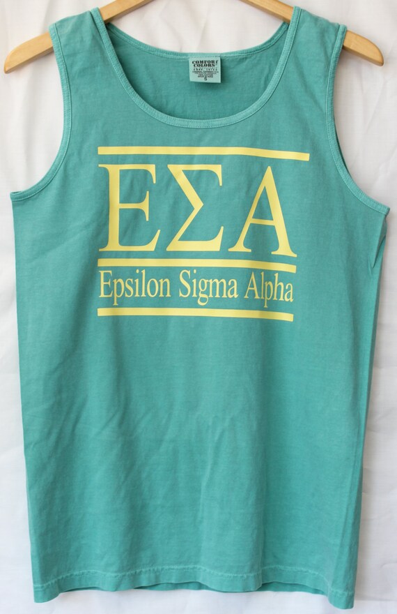 Comfort Color Tank With Bar Design - Etsy