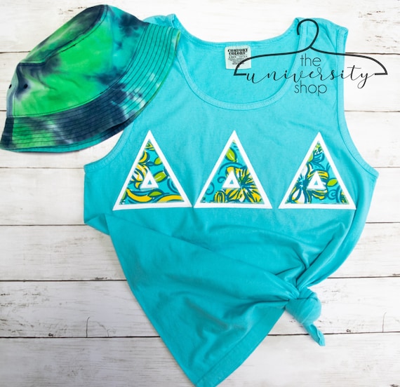 Delta Delta Delta DDD Tri Delt Comfort Color Tri Delt - Etsy