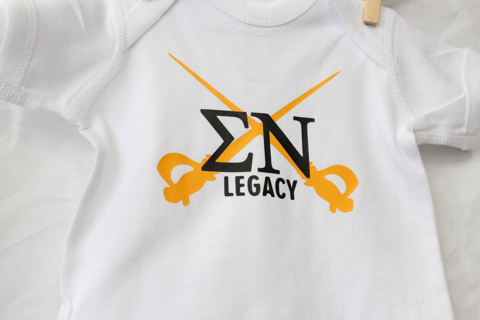 White Fraternity Legacy Baby Bodysuit - Etsy