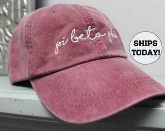 Pi Beta Phi Sorority Baseball Cap Custom Color Hat and - Etsy