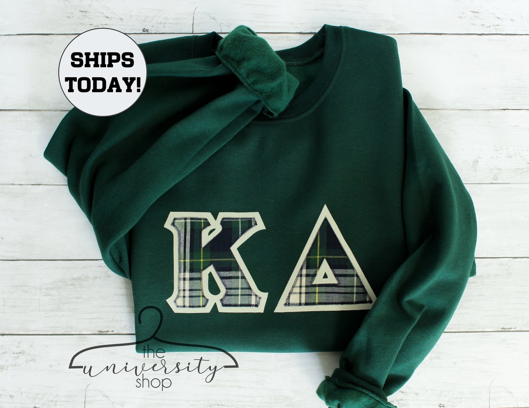 Kappa Delta Sorority Sewn Letters Greek Sewn Letters - Etsy