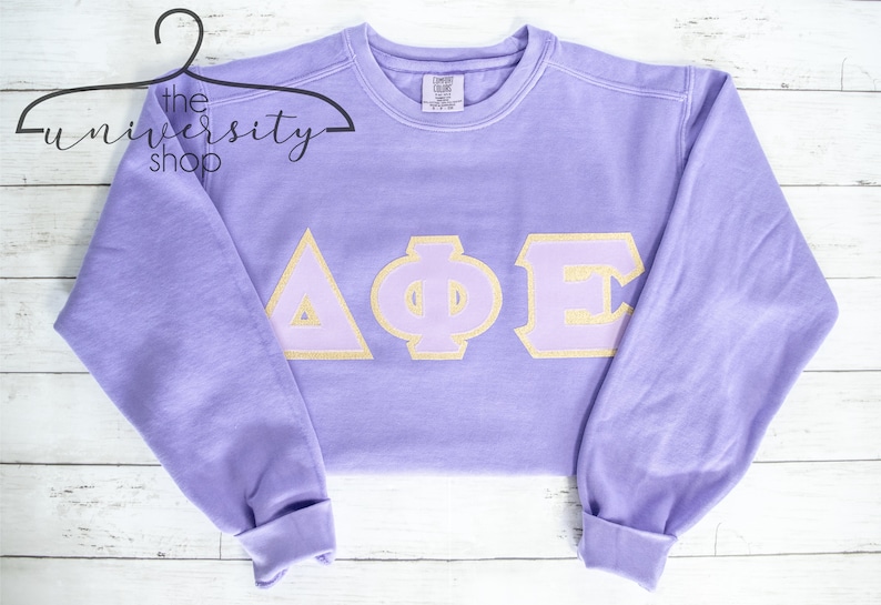 Delta Phi Epsilon Sorority Sewn Letters Greek Sewn Letters | Etsy