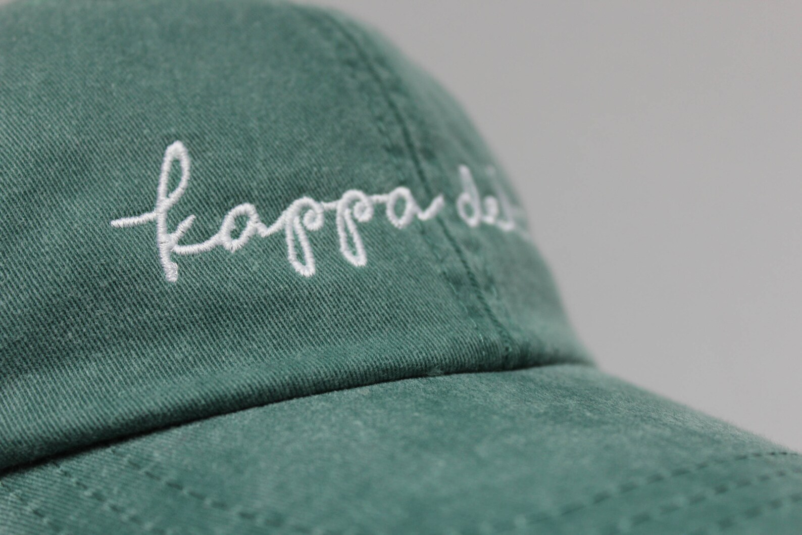 Sorority Hat Embroidered in White Script - Etsy