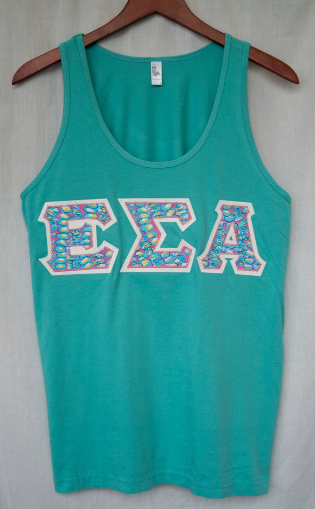 Teal Tank With 373B on Glitter Backing - Etsy