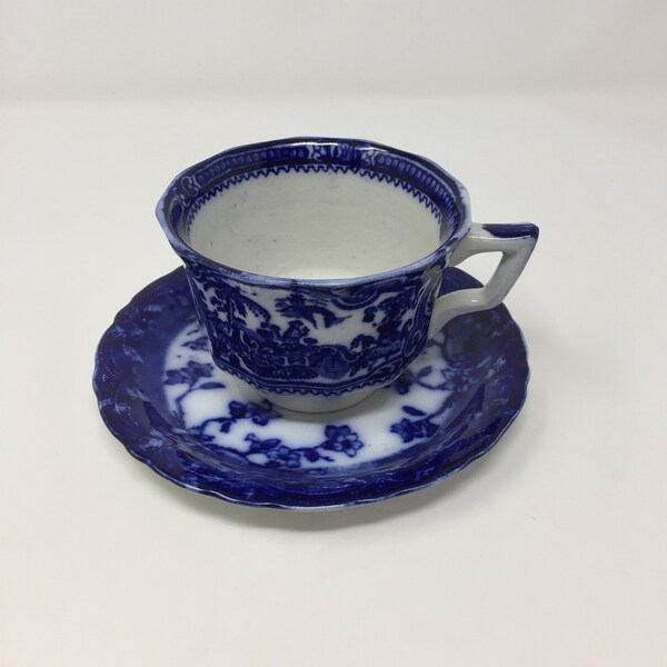 Flow Blue Tea Cup - Etsy