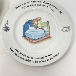 Wedgwood Peter Rabbit Porcelain Child's Plate, 7"; Bowl and Cup, Great ...