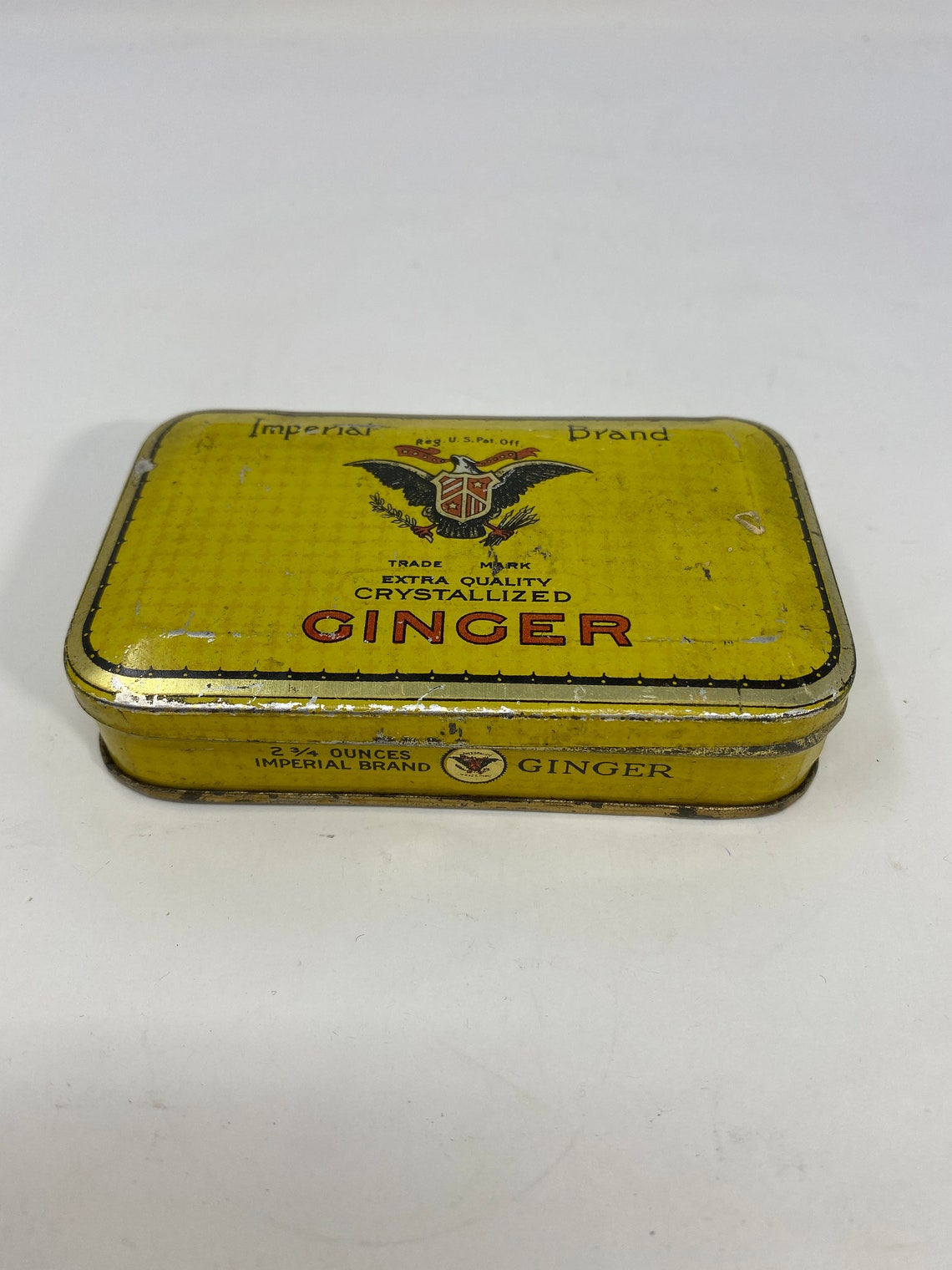 Antique Vintage 1920's Imperial Brand Ginger Tin 4 - Etsy