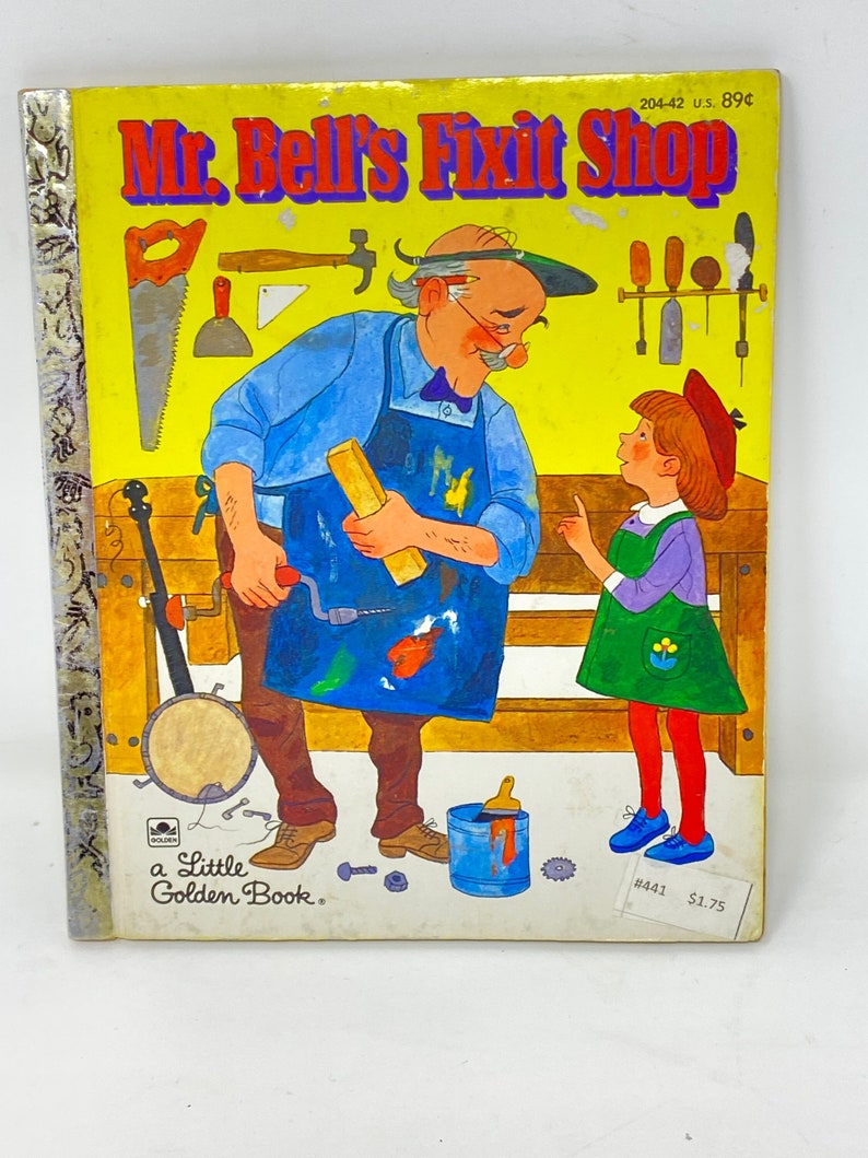 Vintage Mr. Bell's Fixit Shop Little Golden Book Very - Etsy