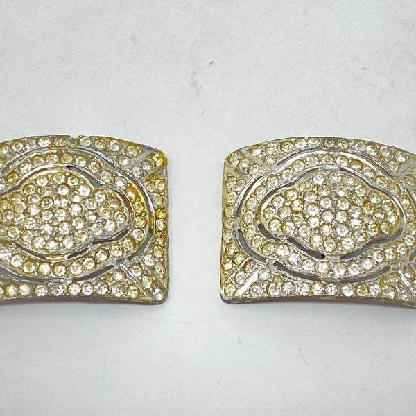 Antique Silver Shoe Buckles - Etsy