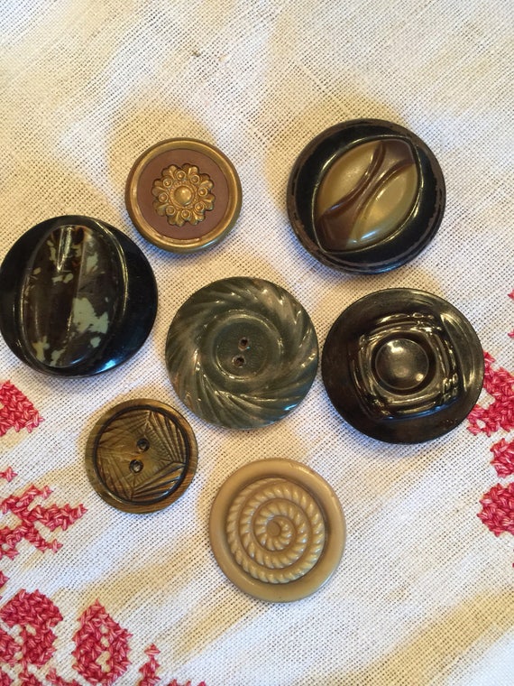 Vintage Lot of Celluloid Wafer 2 layer Tight Top Celluloid | Etsy