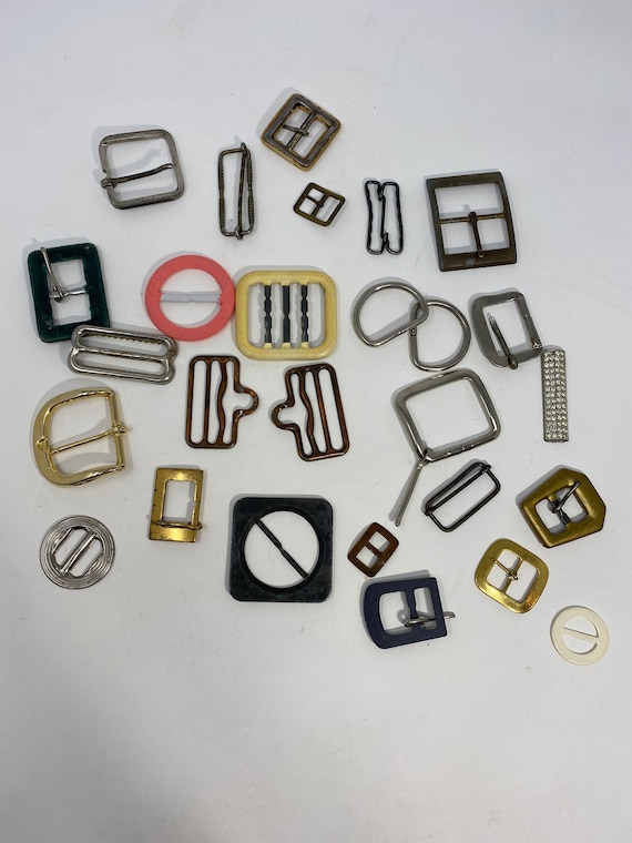 Vintage buckles & slides - Gem