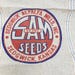 Vintage SAM Seeds Sedgwick, Kansas Alfalfa Seed Bag, Grain Sack, Red ...