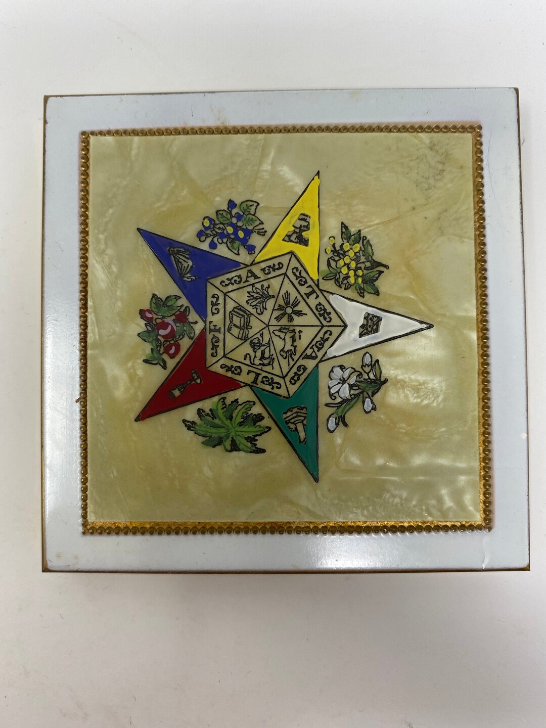 Vintage Eastern Star Powder Compact, 1950's, Good Condition - Etsy