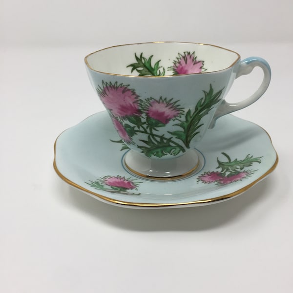 Thistle Tea Cup - Etsy