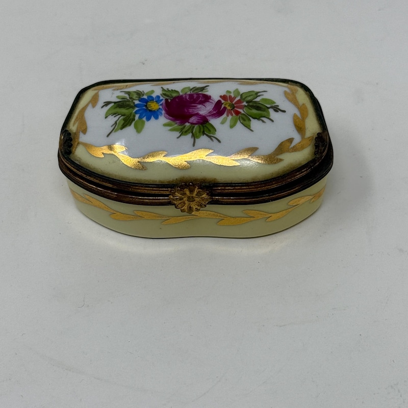 Limoge Trinket Box - Etsy
