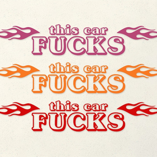 Car Tramp Stamp Decal - Etsy
