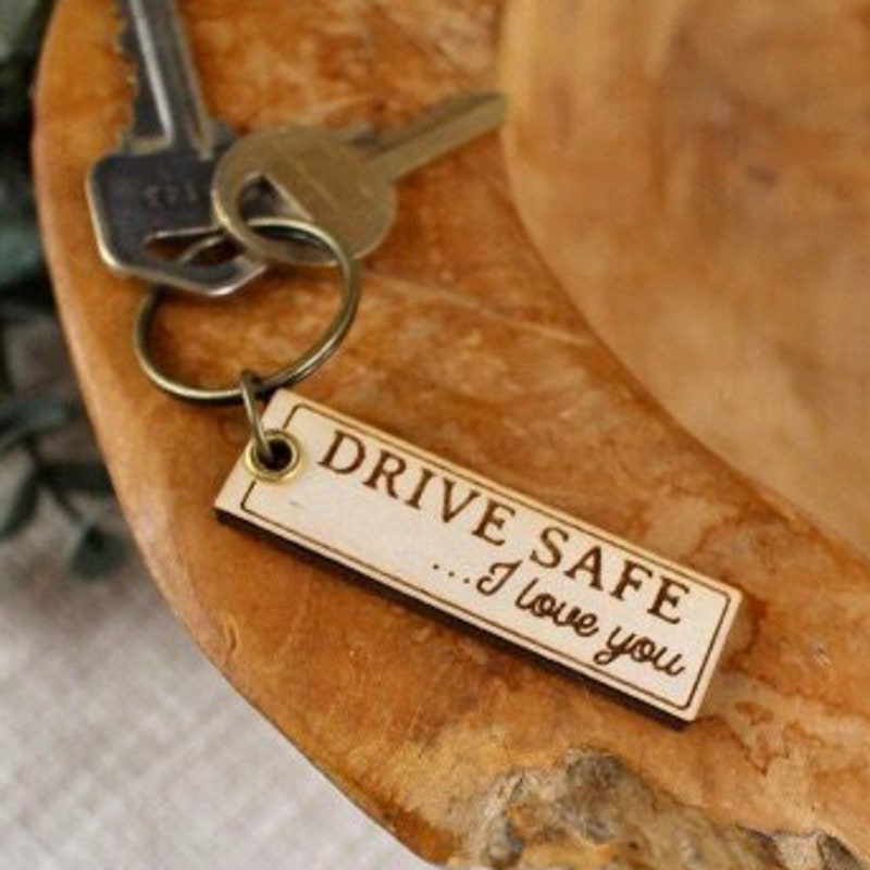 Drive Safe Keychain - Etsy