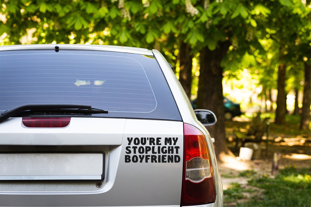 Stoplight Boyfriend Bumper Sticker - Funny Bumper Sticker - Bumper ...