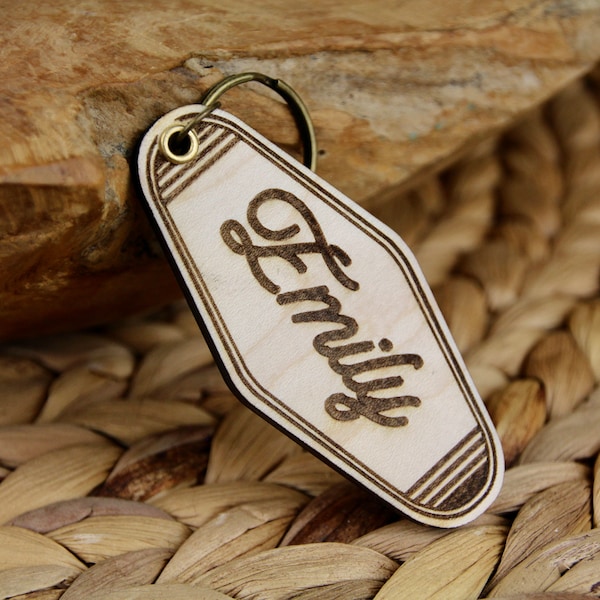Custom Motel Key Key Chain - Etsy