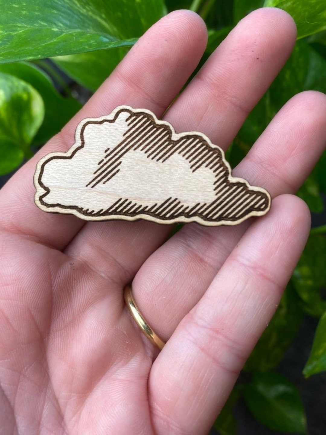Cloud Magnet - Wooden Magnet - Fridge Magnet - Nature Lover Gift ...
