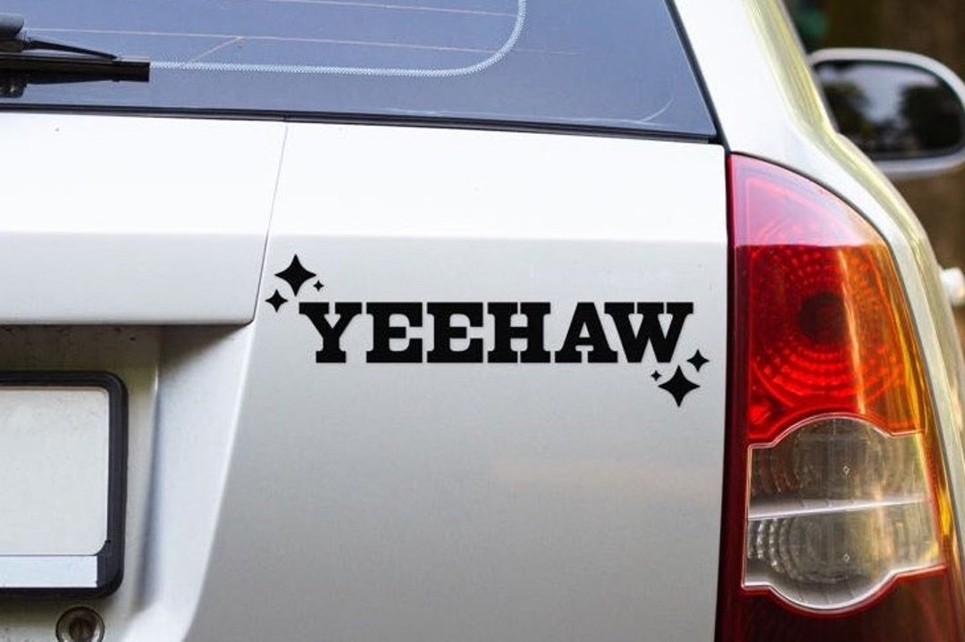 Yeehaw Bumper Sticker - Funny Bumper Sticker - Vinyl Decal - Etsy