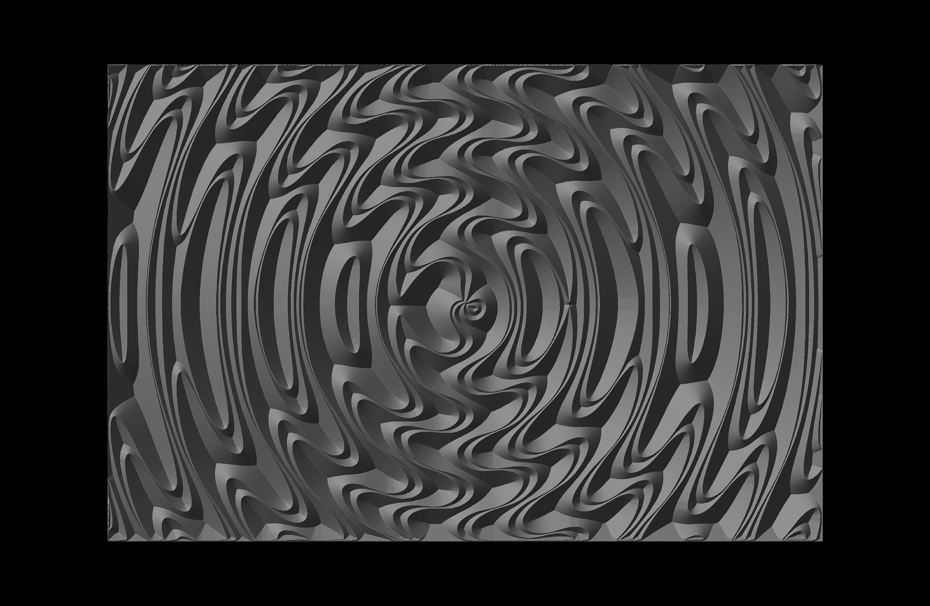 Jungle126-s6 Wavy Pattern Vector File for V Bit Carving With | Etsy