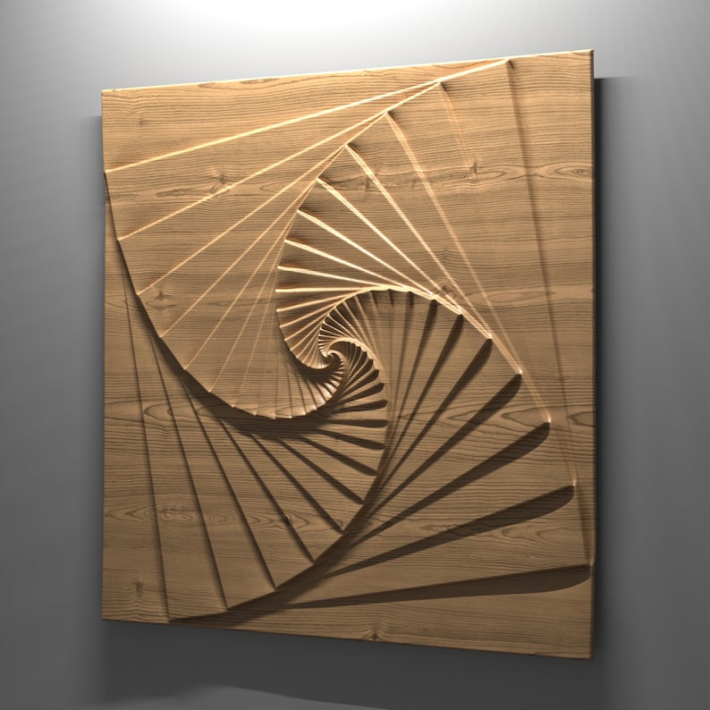 Bas-relief geometry Three 3d File for CNC - Etsy