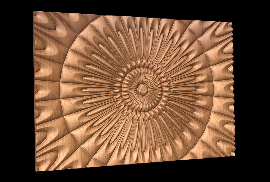 SBARTDEZ177 Wavy Pattern 3D Model for CNC Machining With Software ...