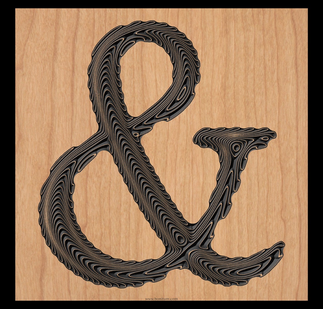 Letter-& Vectorart File for V- Bit Carving - Etsy