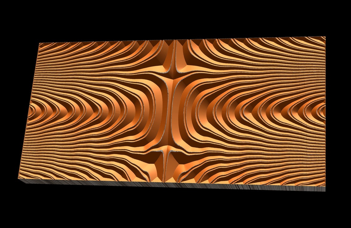 Jungle156s9 Wavy Pattern Vector File for V Bit Carving With | Etsy