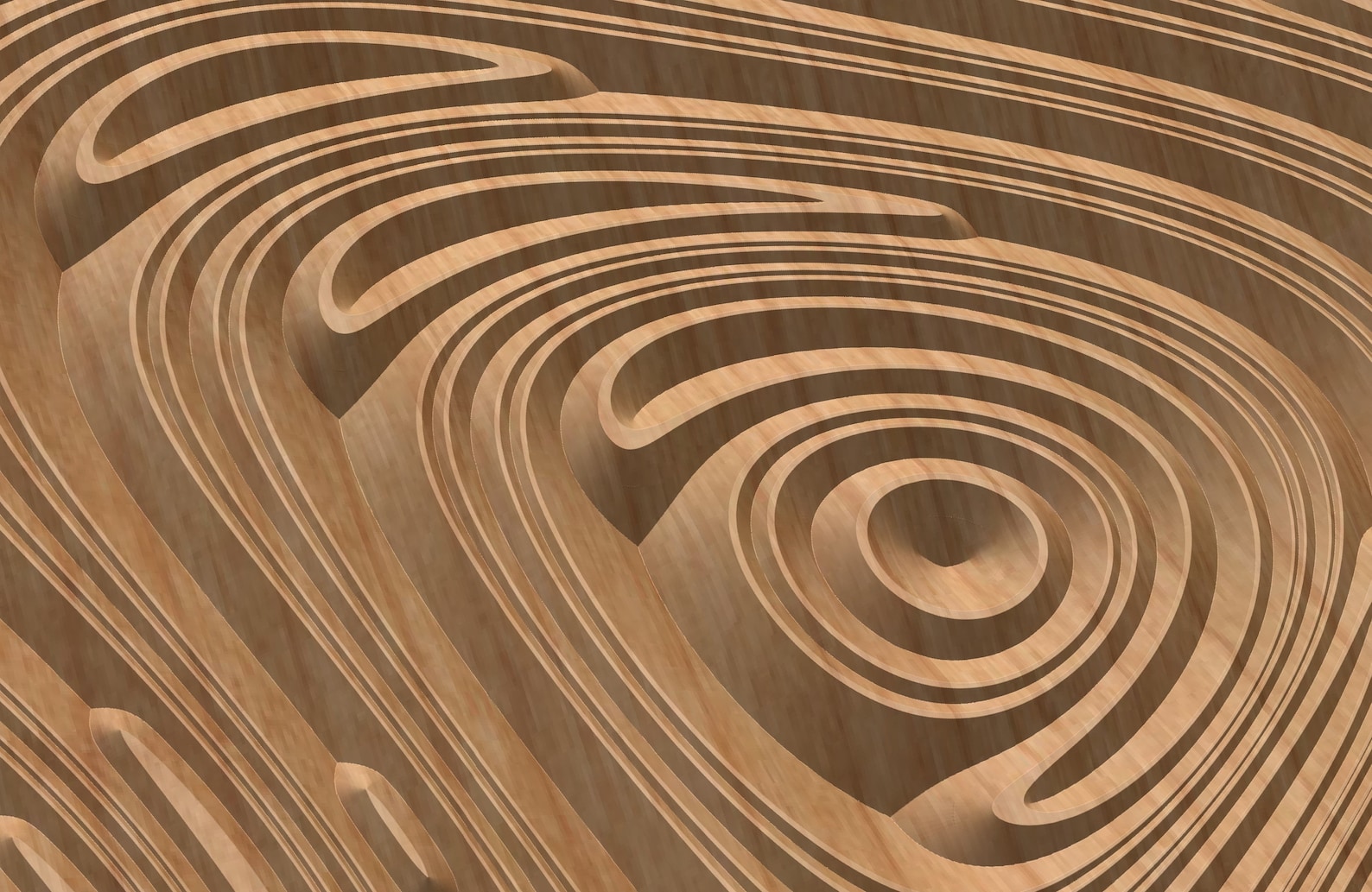 Jungle161s11 Wavy Pattern Vector File for V- Bit Carving With Software ...