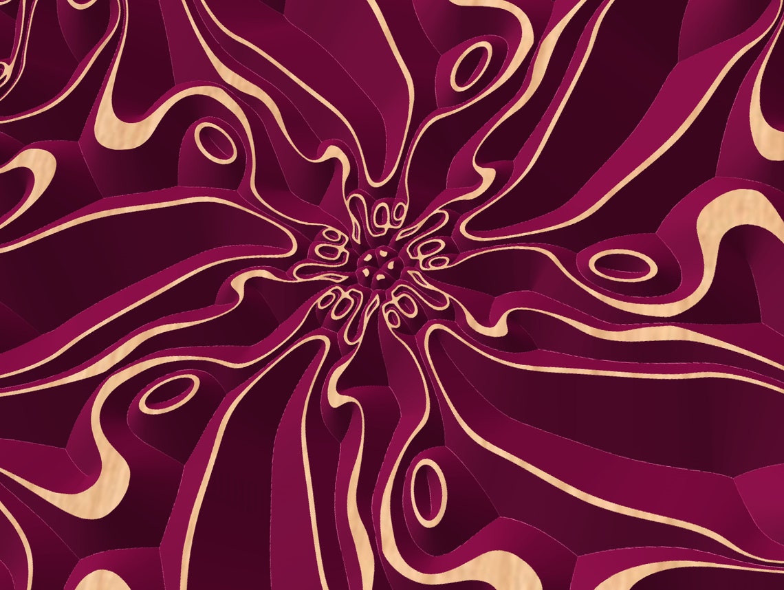 TMGW18 Wavy pattern Vector file for V bit carving with | Etsy